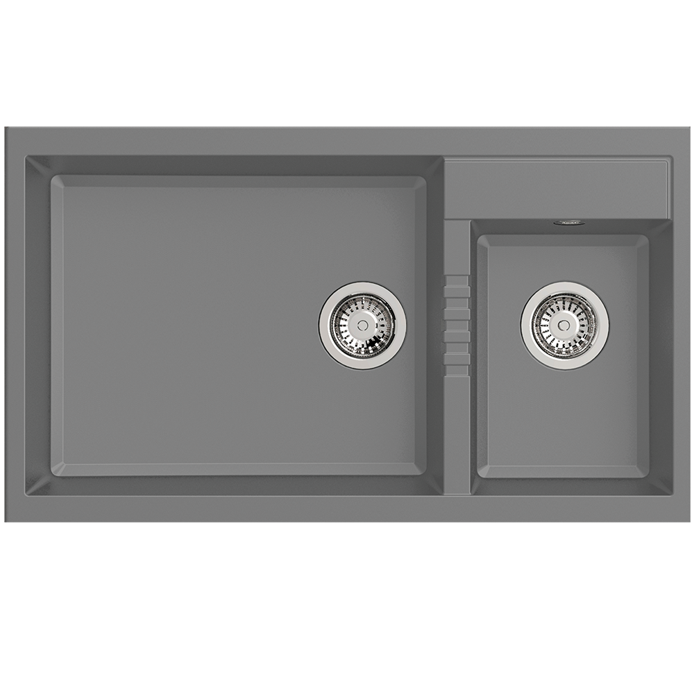 1¾ Bowls Inset Granite Kitchen Sink | MEQ 860-86L PB – Casa Singapore