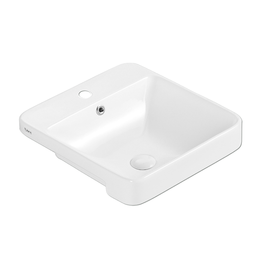 Semi-Recessed Square Ceramic Basin | RIFF 42M – Casa Singapore