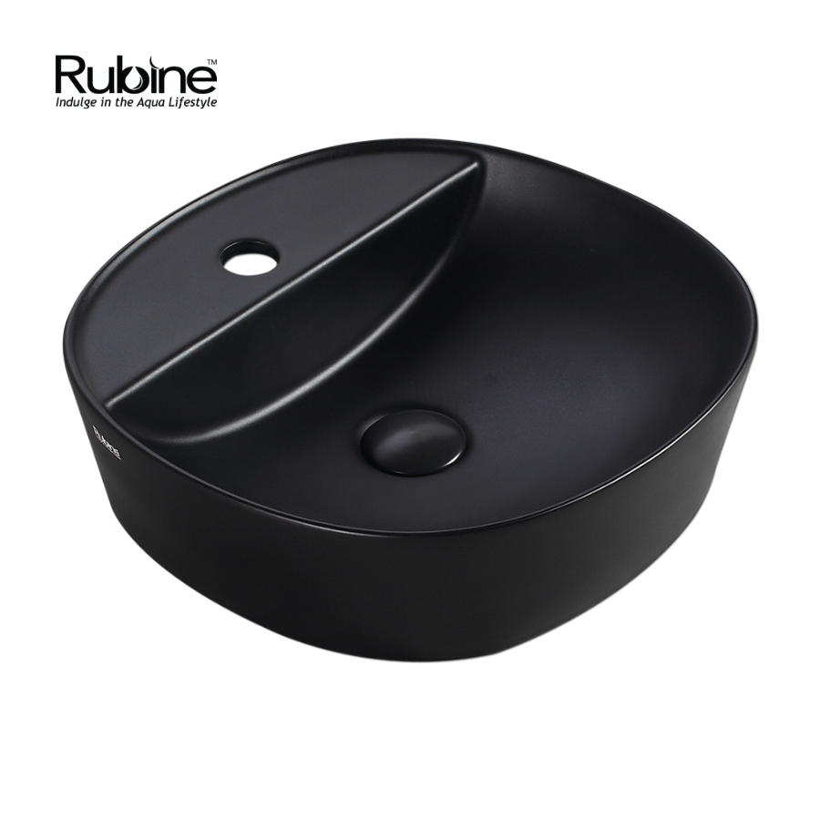 SPIN Countertop Ceramic Basin | SPIN 40M-BK – Casa Singapore